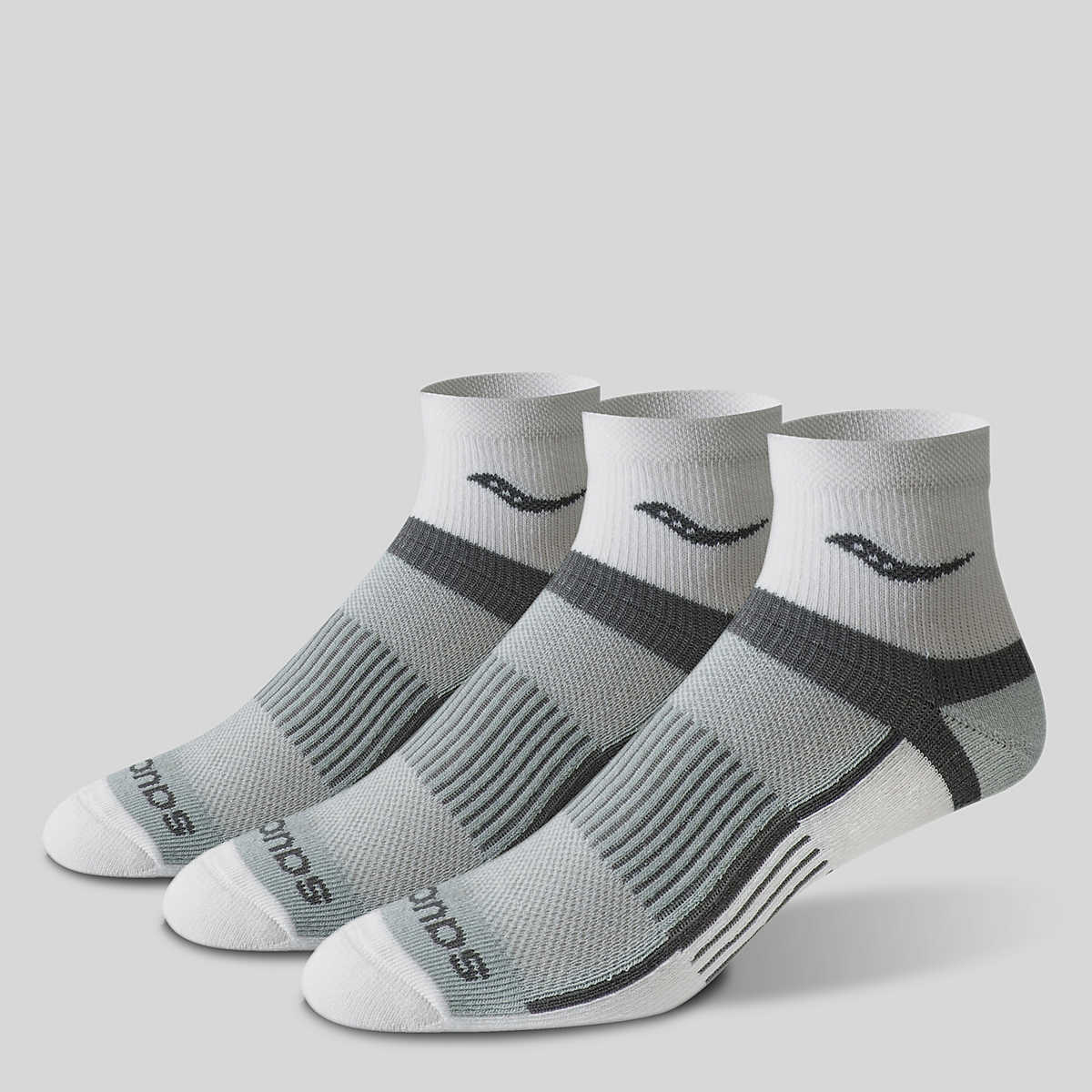 Saucony Inferno Ultralight Quarter 3-Pack Socks – Queen City Running ...